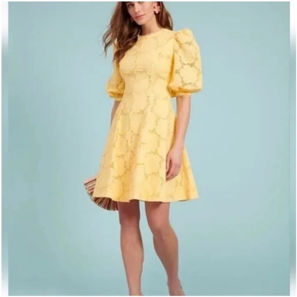 Rachel Parcell | Dresses | Rachel Parcell Buttercup Puff Sleeve ...